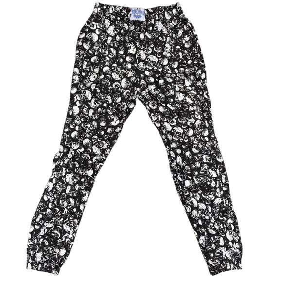 Vintage | Pants | Vintage International Baggyz Skull Print Pants 8s 90s ...